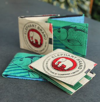 recycled wallet by lotus direct | notonthehighstreet.com