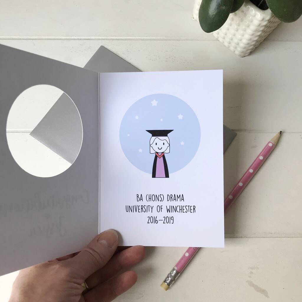 personalised graduation card by just toppers | notonthehighstreet.com