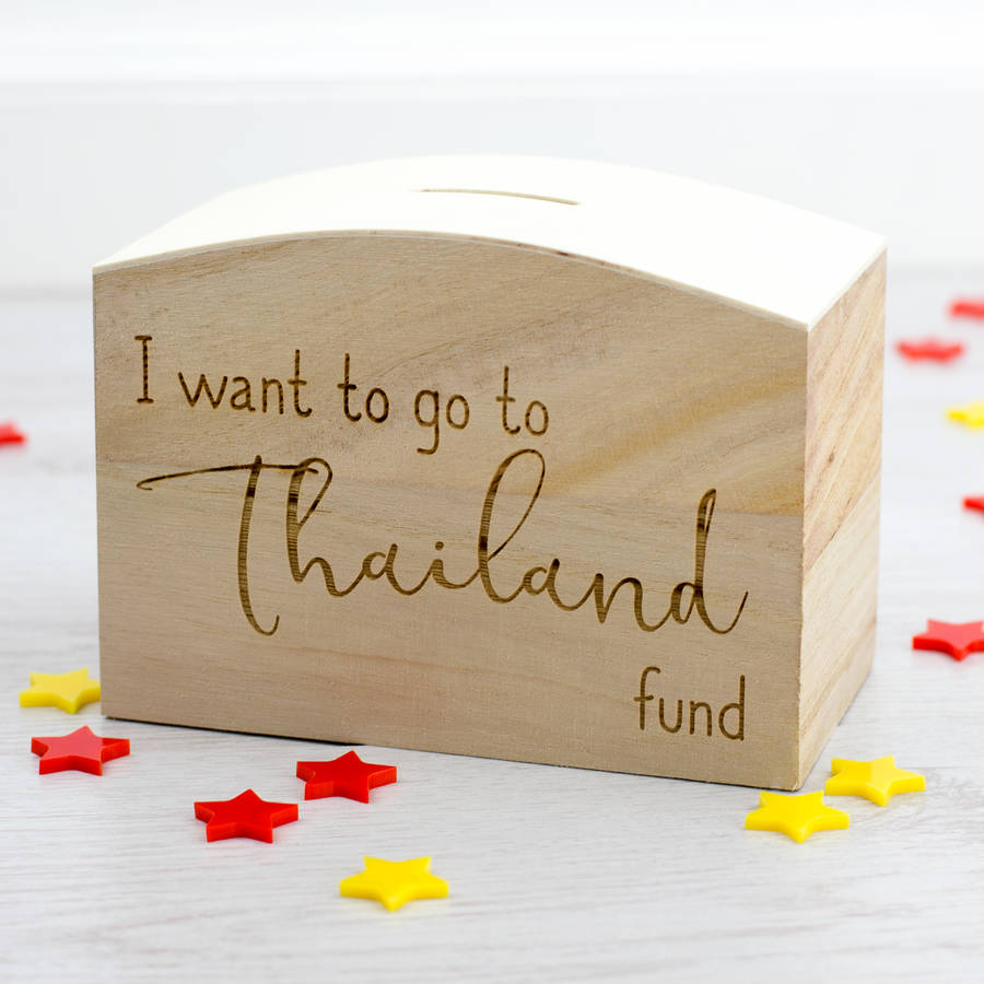 personalised i want to go to fund money box by mirrorin ...