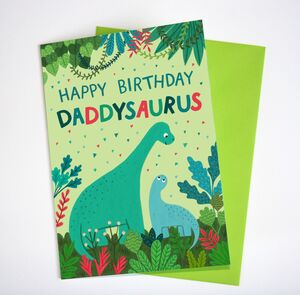 Cute Birthday Card Daddysaurus Dad Card By Emma Randall ...