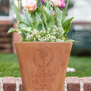Personalised Wedding Or Anniversary Flower Pot By Letterfest ...