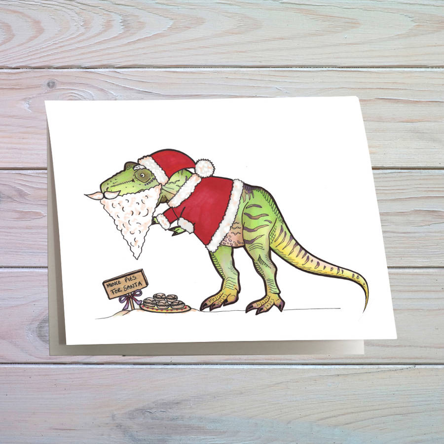 Dinosaur Christmas Cards By BexieKimDesign Notonthehighstreet Dinosaur Christmas Cards By BexieKimDesign Notonthehighstreet