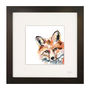 Inky Fox Illustration Print By Kate Moby | notonthehighstreet.com