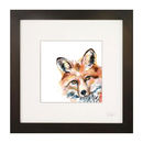 inky fox illustration print by kate moby | notonthehighstreet.com