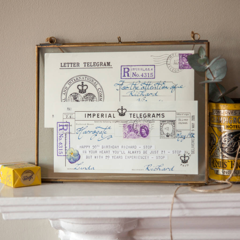 personalised message telegram by imperial telegrams ...