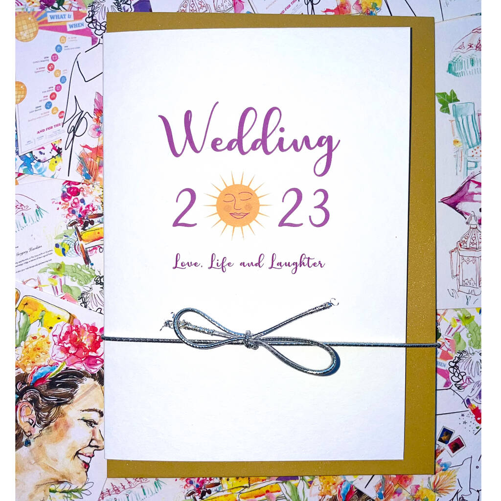 Wedding Card For 2022 Or 2023 By Cherie did this | notonthehighstreet.com