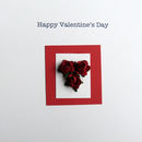 Valentines Card With Red Roses By Dribblebuster | notonthehighstreet.com