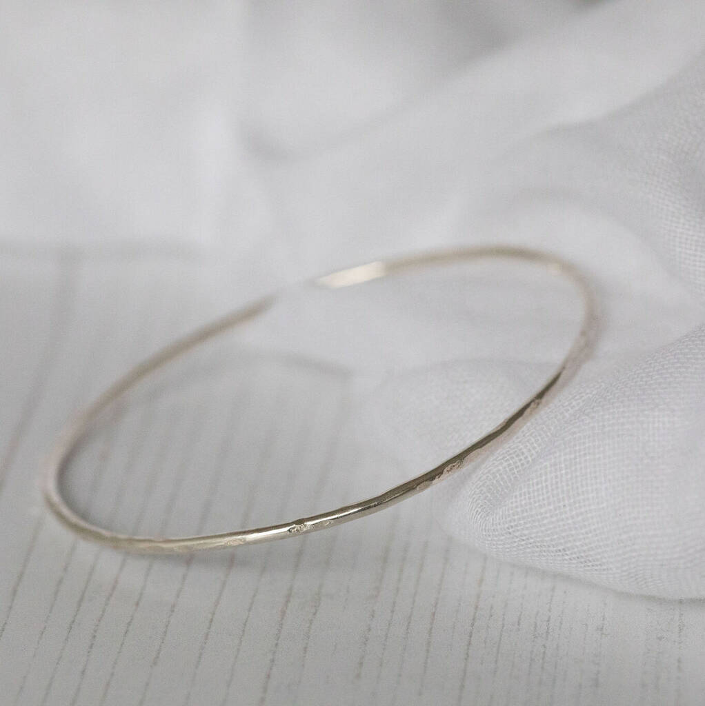 Sterling Silver Geo Circle Bangle By Lucy Kemp Silver Jewellery ...