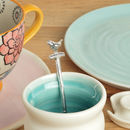 Robin On A Spade Pewter Spoon. Handmade In Wiltshire By Glover And ...