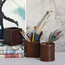 Personalised Leather Pen Pot By Life Of Riley | notonthehighstreet.com