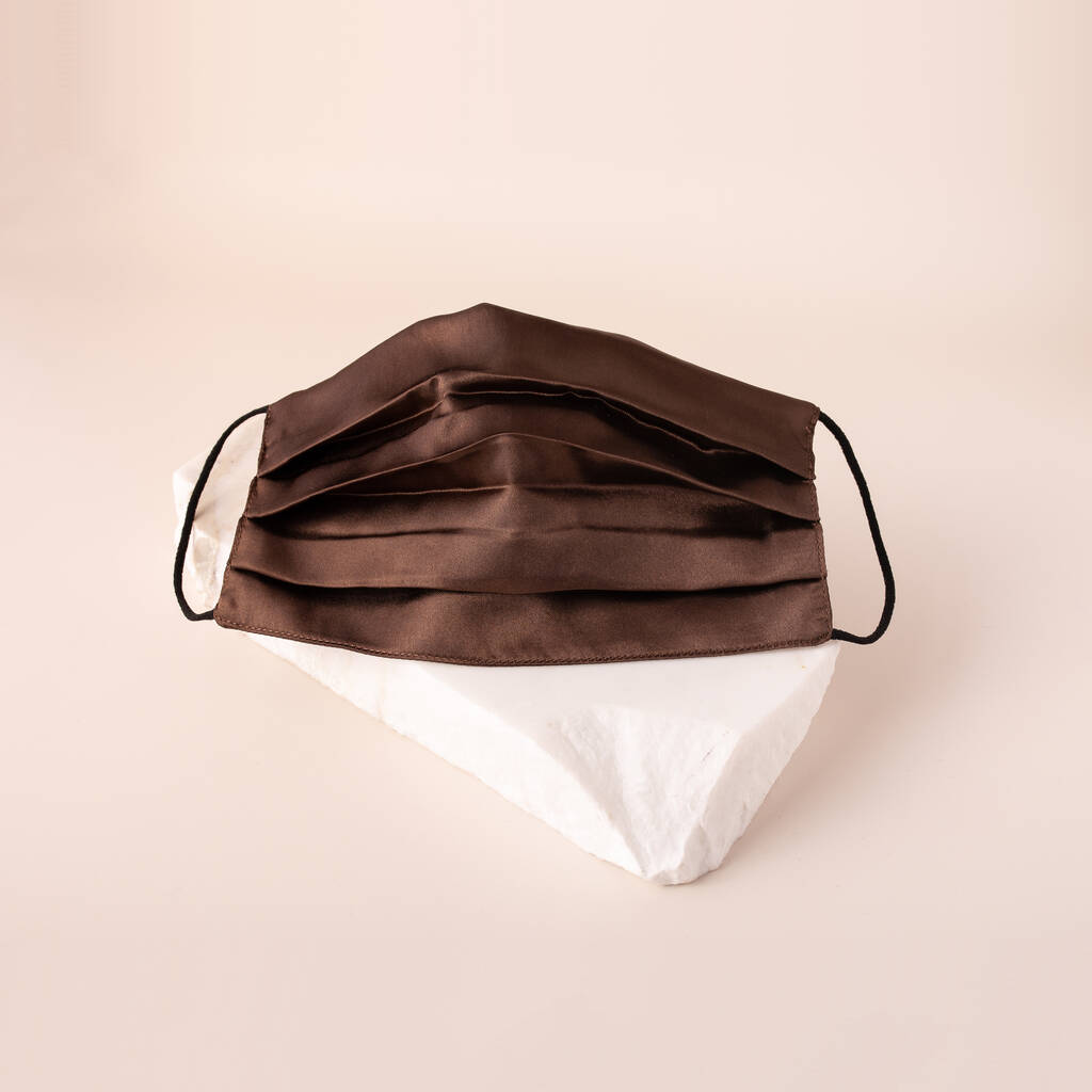 Silk Satin Face Mask Ultra Soft By Linea Masks | notonthehighstreet.com