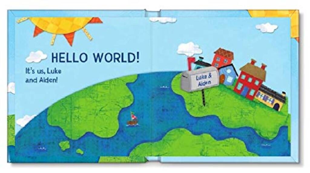 Personalised Children's Book, Hello World! For Twins By I See Me ...
