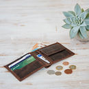 handmade buffalo leather briefcase by paper high | notonthehighstreet.com