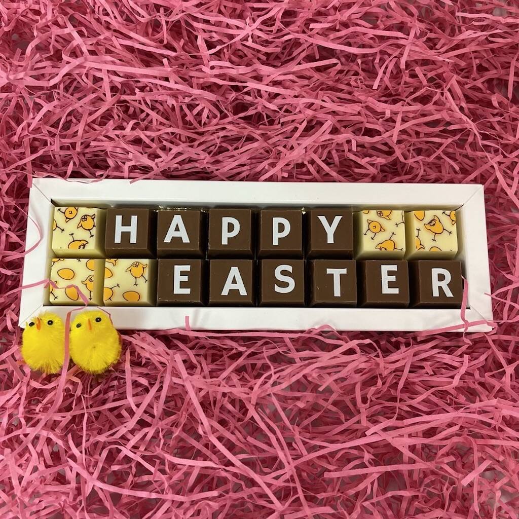 Happy Easter Chocolates By Cocoapod Chocolates | notonthehighstreet.com