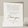 Partner Christmas Poem Card By Twist Stationery | notonthehighstreet.com