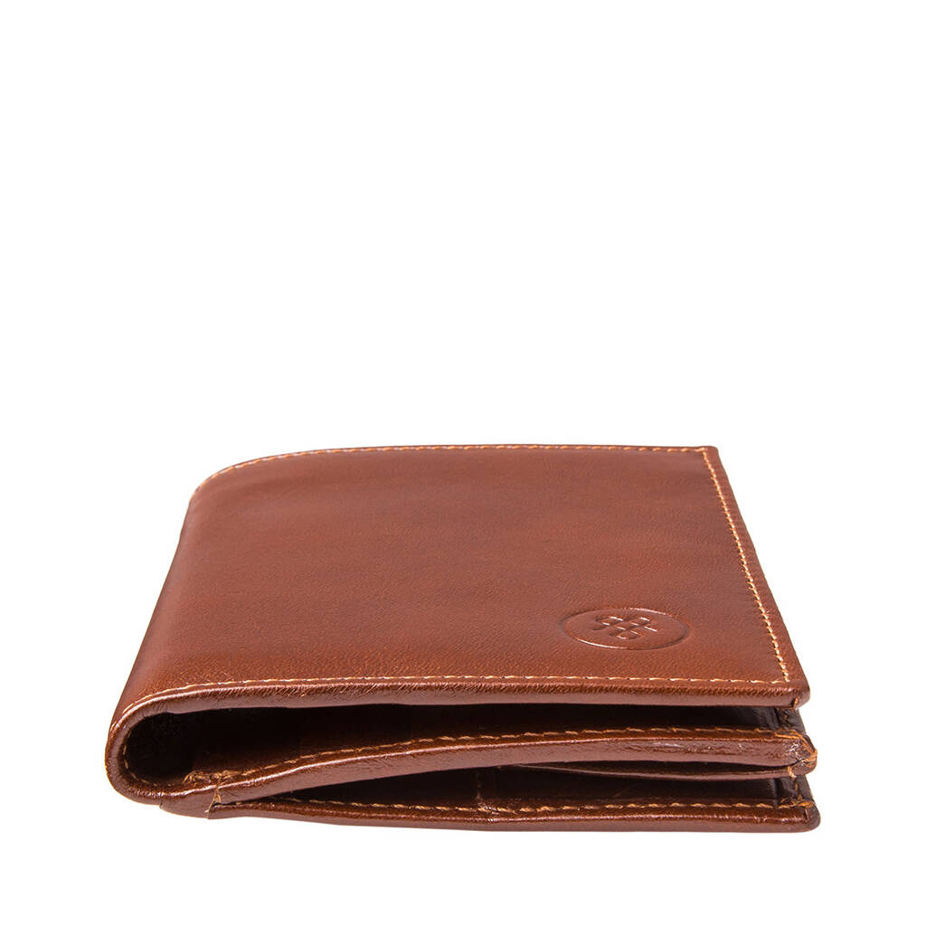Personalised Leather Wallet With Coin Section 'rocca' By Maxwell Scott ...