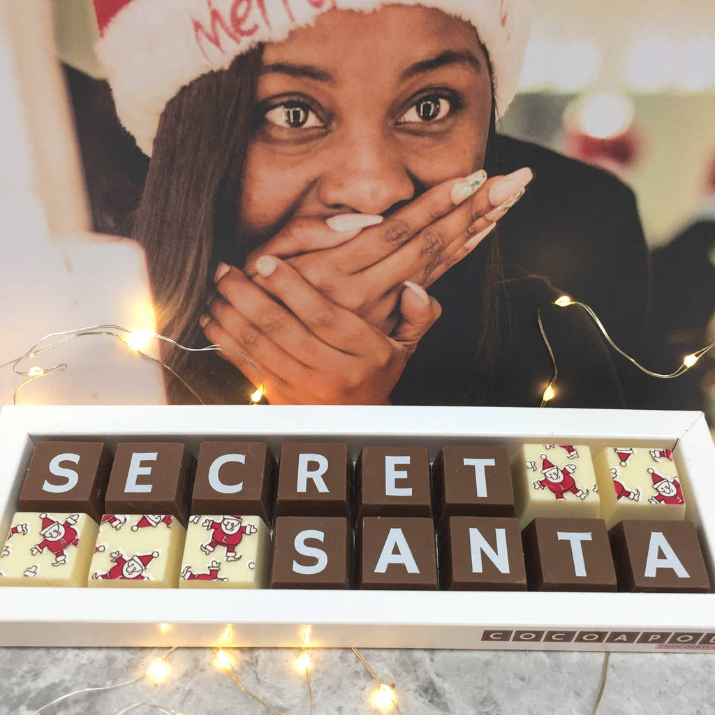 Secret Santa Christmas Chocolates By Cocoapod Chocolates ...
