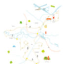 Greater Manchester Marathon Route Map Print By Holly Francesca ...