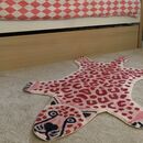 Pink Leopard Rug By The Little Top | notonthehighstreet.com
