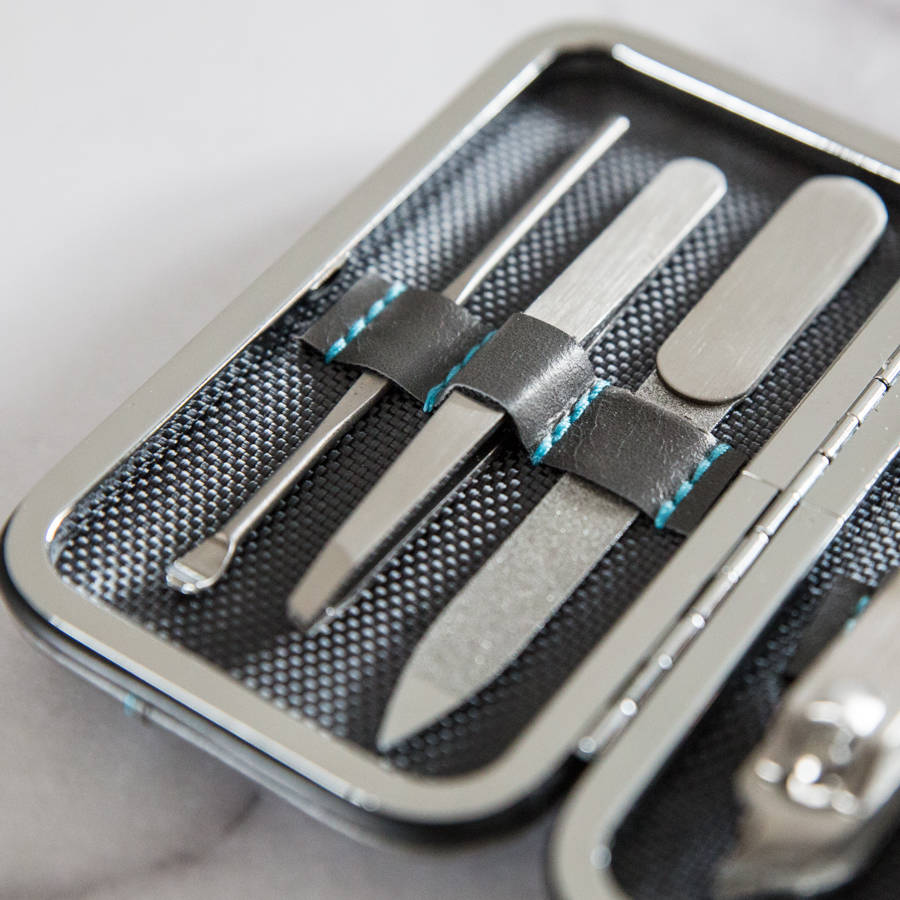 personalised mens mini manicure kit by ginger rose | notonthehighstreet.com