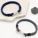 Mens Rope Design Bracelet By Hurleyburley Man | notonthehighstreet.com