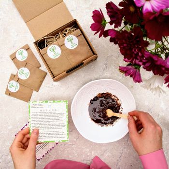 make your own face mask kit by fruits of the nut tree ...