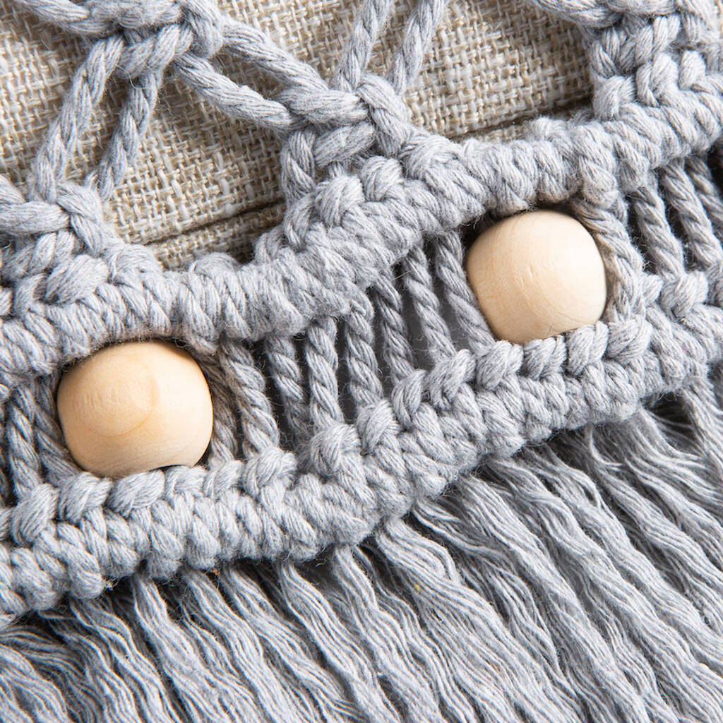 Macrame Cushion Craft Kit By Wool Couture