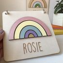 Personalised Rainbow Name Sign By Just Toppers | notonthehighstreet.com