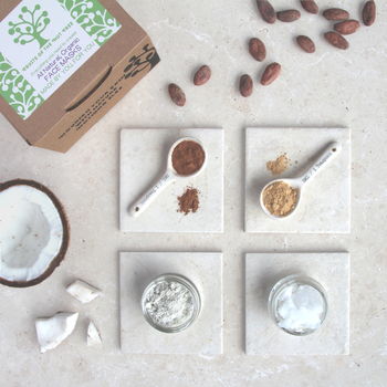 make your own face mask kit by fruits of the nut tree ...