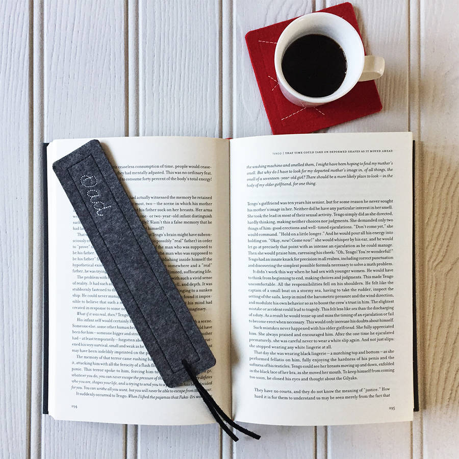 Wool Felt Personalised Bookmark By Goldborough | notonthehighstreet.com