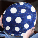Personalised Cosmic Ceramic Platter By Rose Nisbet Ceramics And ...