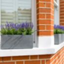 Lavender Fields Artificial Window Box In Small By Bay And Box London ...