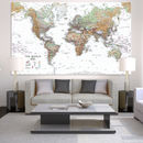 giant sized canvas world map by maps international | notonthehighstreet.com
