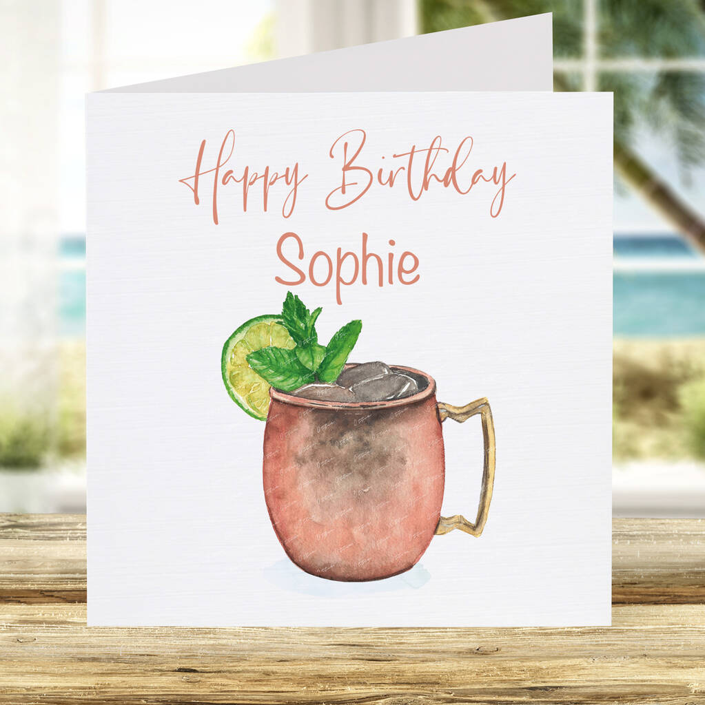 Moscow Mule Recipe Card Printable | Besto Blog