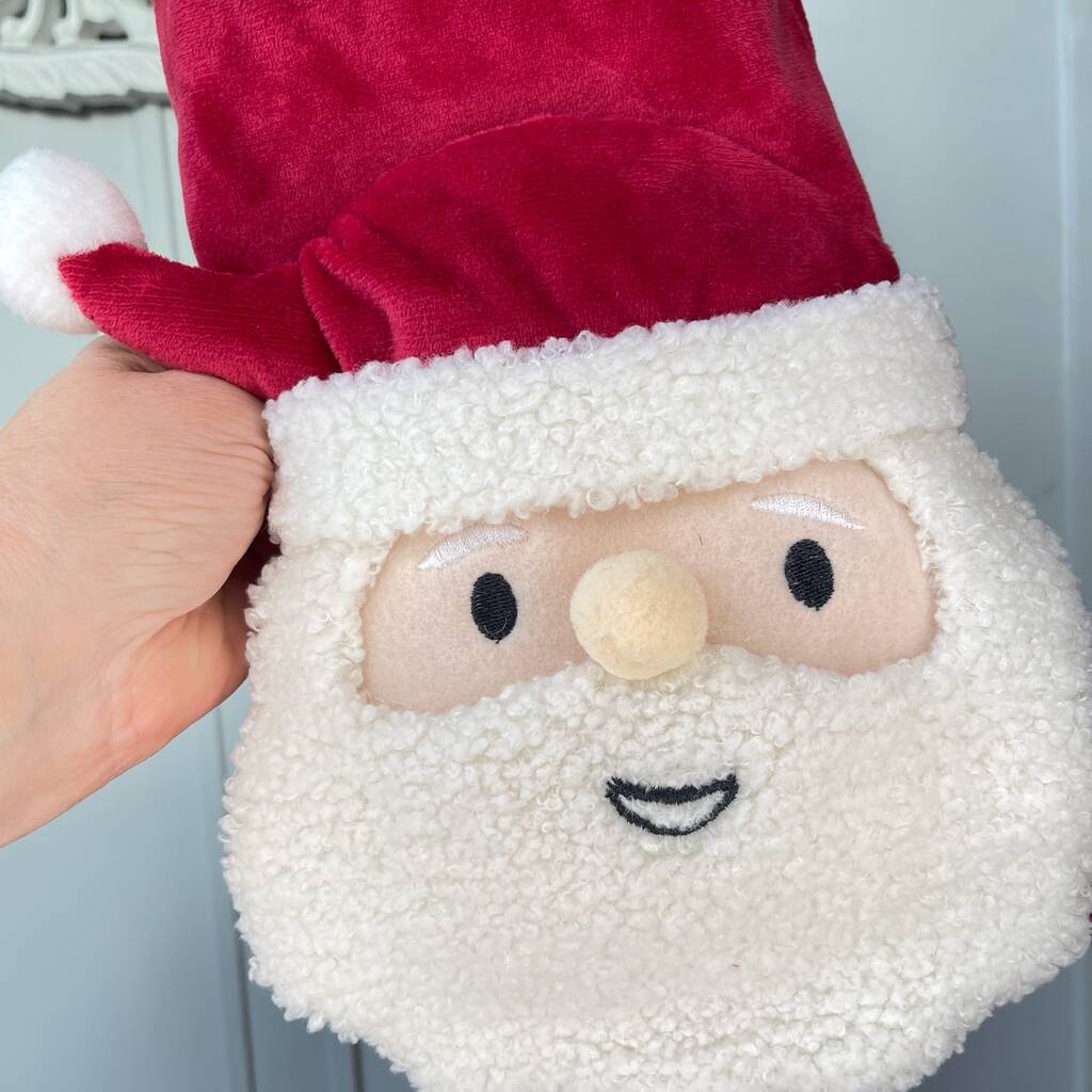 Personalised Character Velvet Stocking By Pink Pineapple Home & Gifts