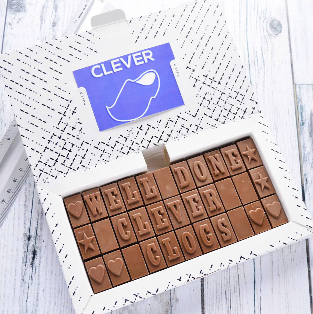 personalised chocolate card by morse toad | notonthehighstreet.com