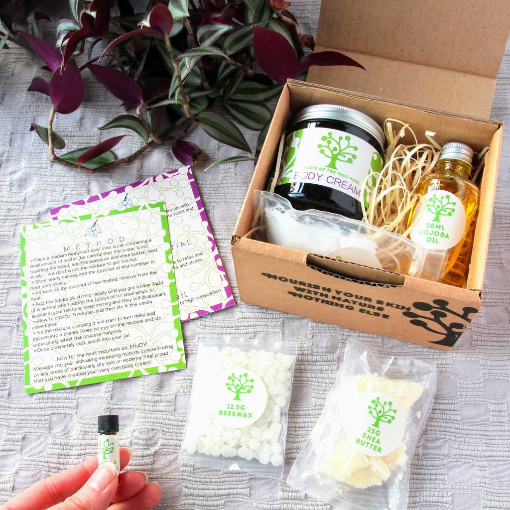 make your own natural, chemical free body cream by fruits of the nut ...