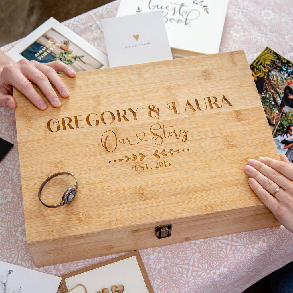 Engraved Couples Keepsake Box By Duncan Stewart | notonthehighstreet.com