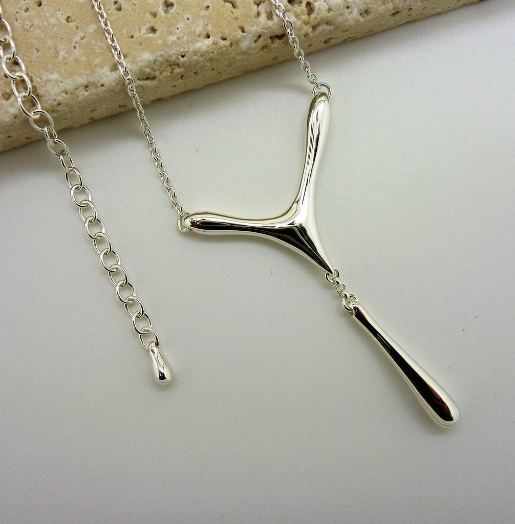 Drop Pendant With Chain By Lucy Quartermaine | notonthehighstreet.com