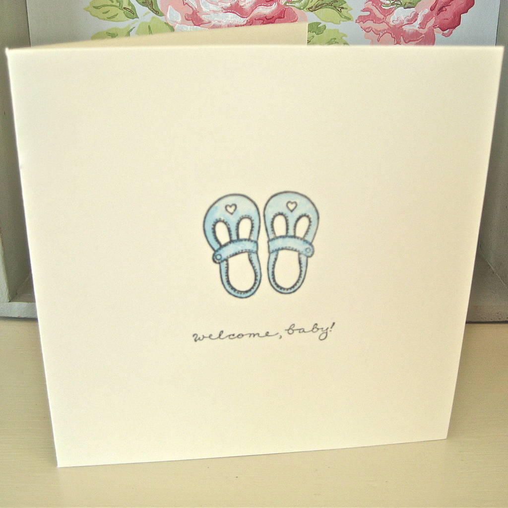 handmade newborn baby card by chapel cards | notonthehighstreet.com