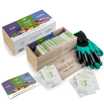 Grow Your Own Gardening Kit With 100 Seed Varieties By Garden Pack ...