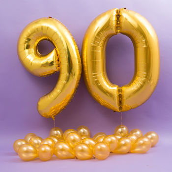 happy 90th birthday balloons by bubblegum balloons | notonthehighstreet.com