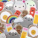 Kawaii Vinyl Stickers By Asking For Trouble | notonthehighstreet.com