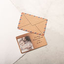 Personalised Copper Photo Postcard By Oakdene Designs ...