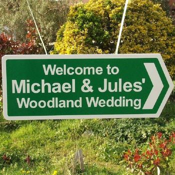 Personalised Double Sided Direction Signs By England Signs ...