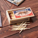 Personalised Vintage Style Large Matchbox By Oakdene Designs ...