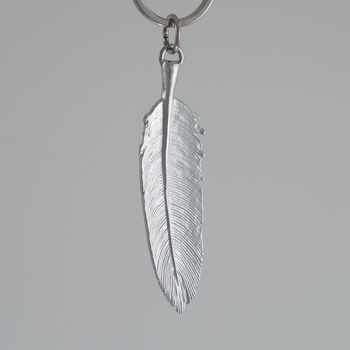 Feather Key Ring By Lancaster & Gibbings | notonthehighstreet.com