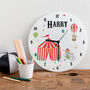 Circus Themed Personalised Funfair Bedroom Clock By The Gifting Knot ...
