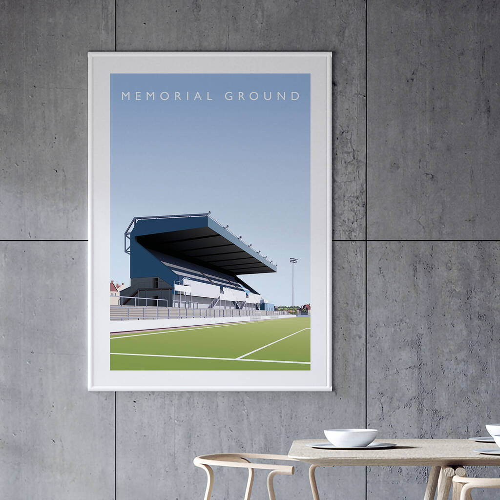 Bristol Rovers Memorial Ground Poster By Matthew J I Wood Design ...
