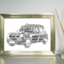 Taxi Cab Personalised Word Art Print By Unique Word Art ...